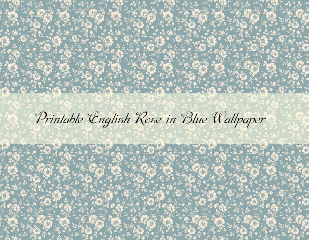 Dollhouse Miniature Printable- 12th Scale DIY - Printable English Rose ...