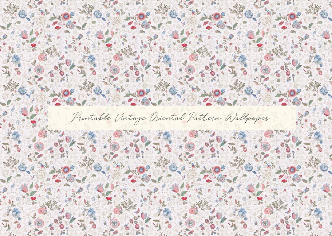 Dollhouse Miniature Printable Wallpaper- 12th Scale DIY - Printable ...