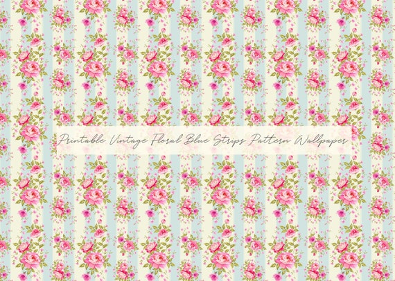 Dollhouse Miniature Printable Wallpaper 12th Scale DIY | Etsy