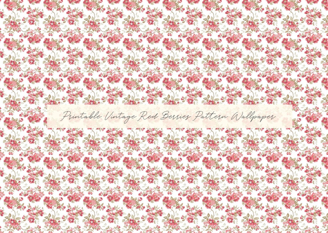 Dollhouse Miniature Printable Wallpaper- 12th Scale DIY - Printable ...