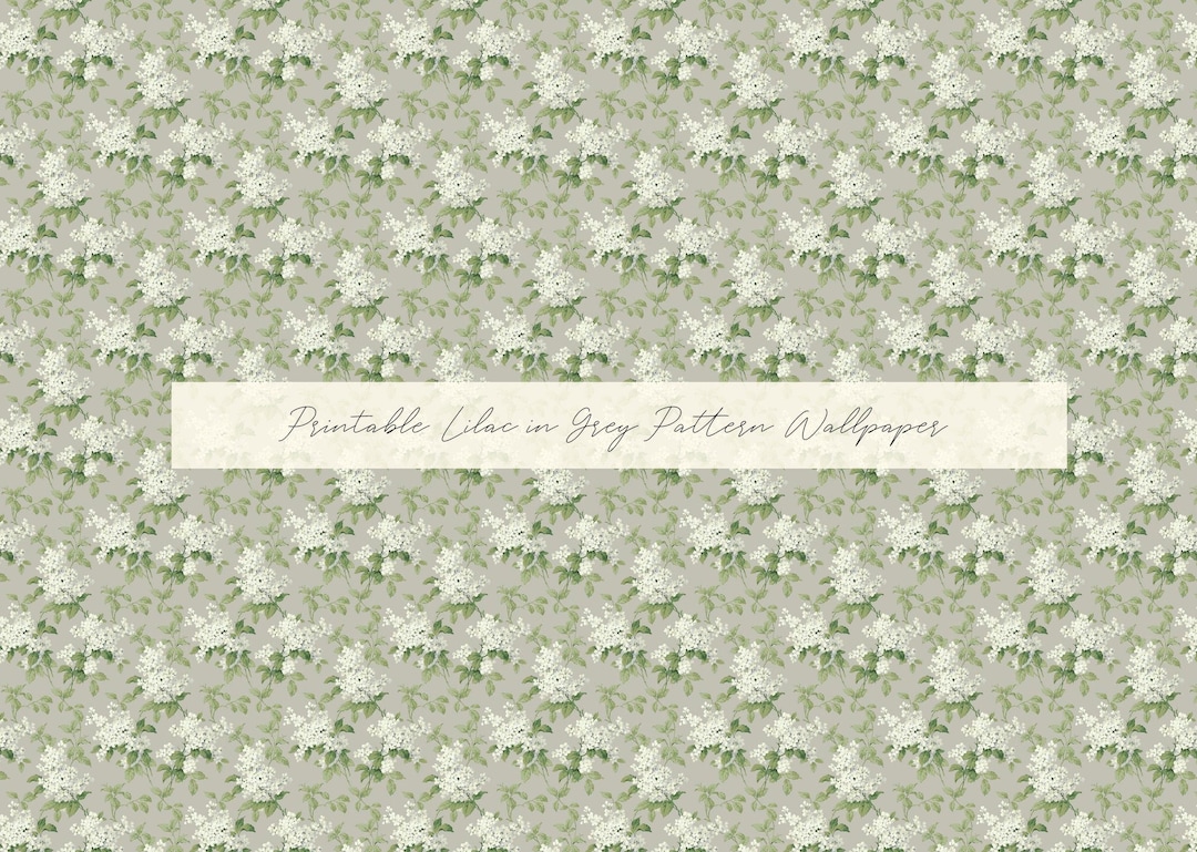 Dollhouse Miniature Printable- 12th Scale DIY - Printable White Lilac ...
