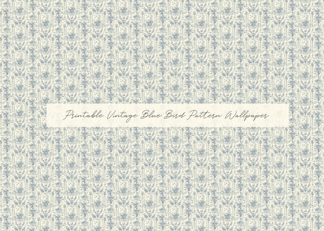 Dollhouse Miniature Printable Wallpaper- 12th Scale DIY - Printable ...