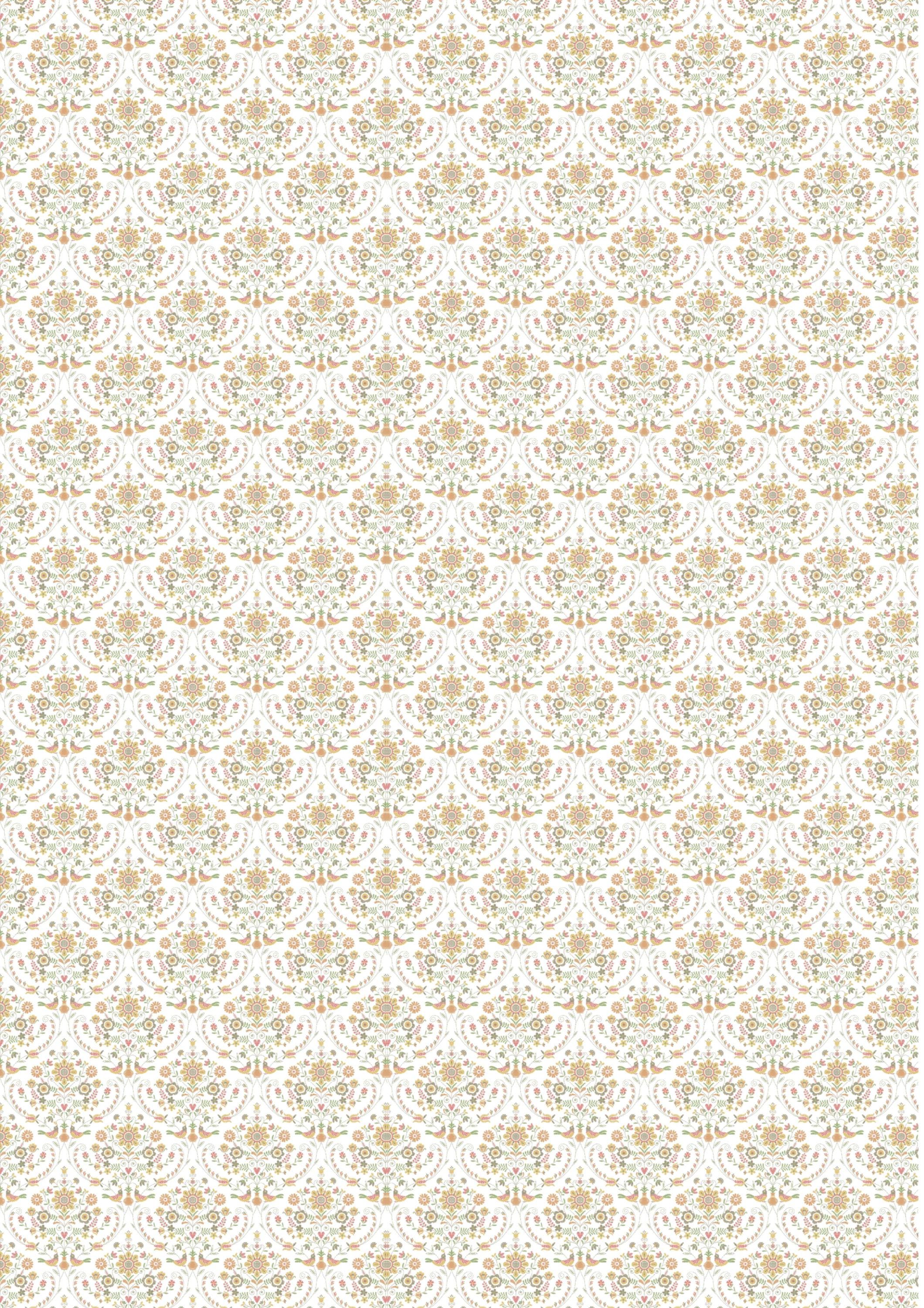 Dollhouse Miniature Printable Wallpaper- 12th Scale DIY - Printable ...