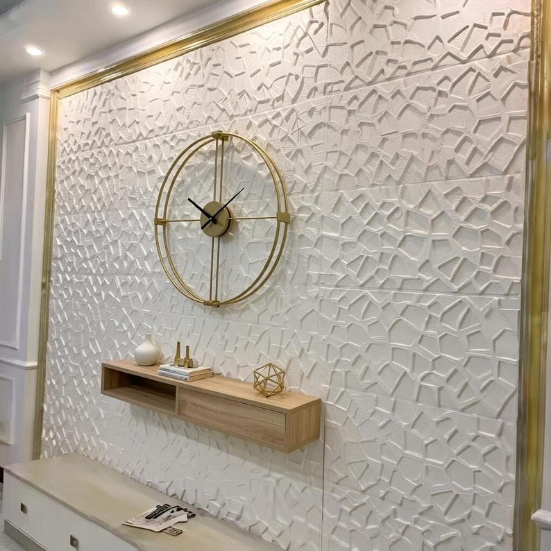Maison Laurent Luxe 3D Textured Wall Panels Peel and Stick Eco Friendly ...