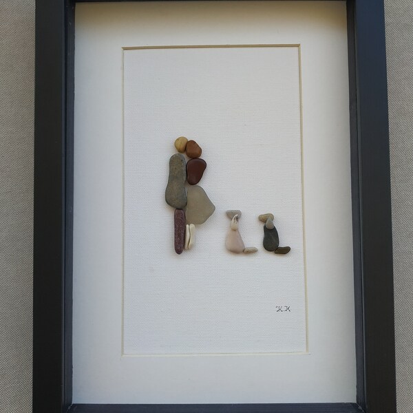 Pebble Art Dogs - Etsy
