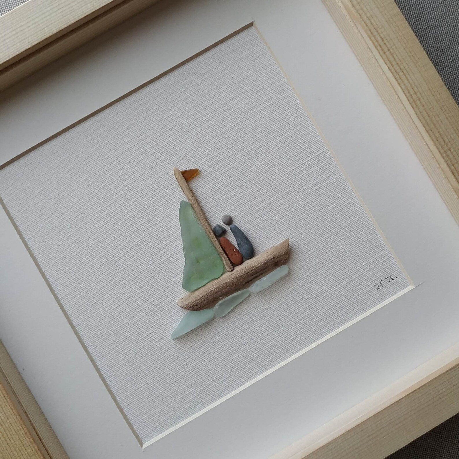 Sailing Ship #2 Pebble Art - Etsy
