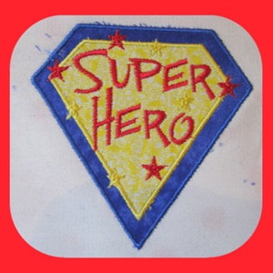 Super Hero Machine Applique Embroidery Design - Super Hero Applique ...
