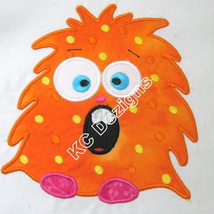 Cute Monsters 01 Machine Applique Embroidery Design - Cute Monster ...
