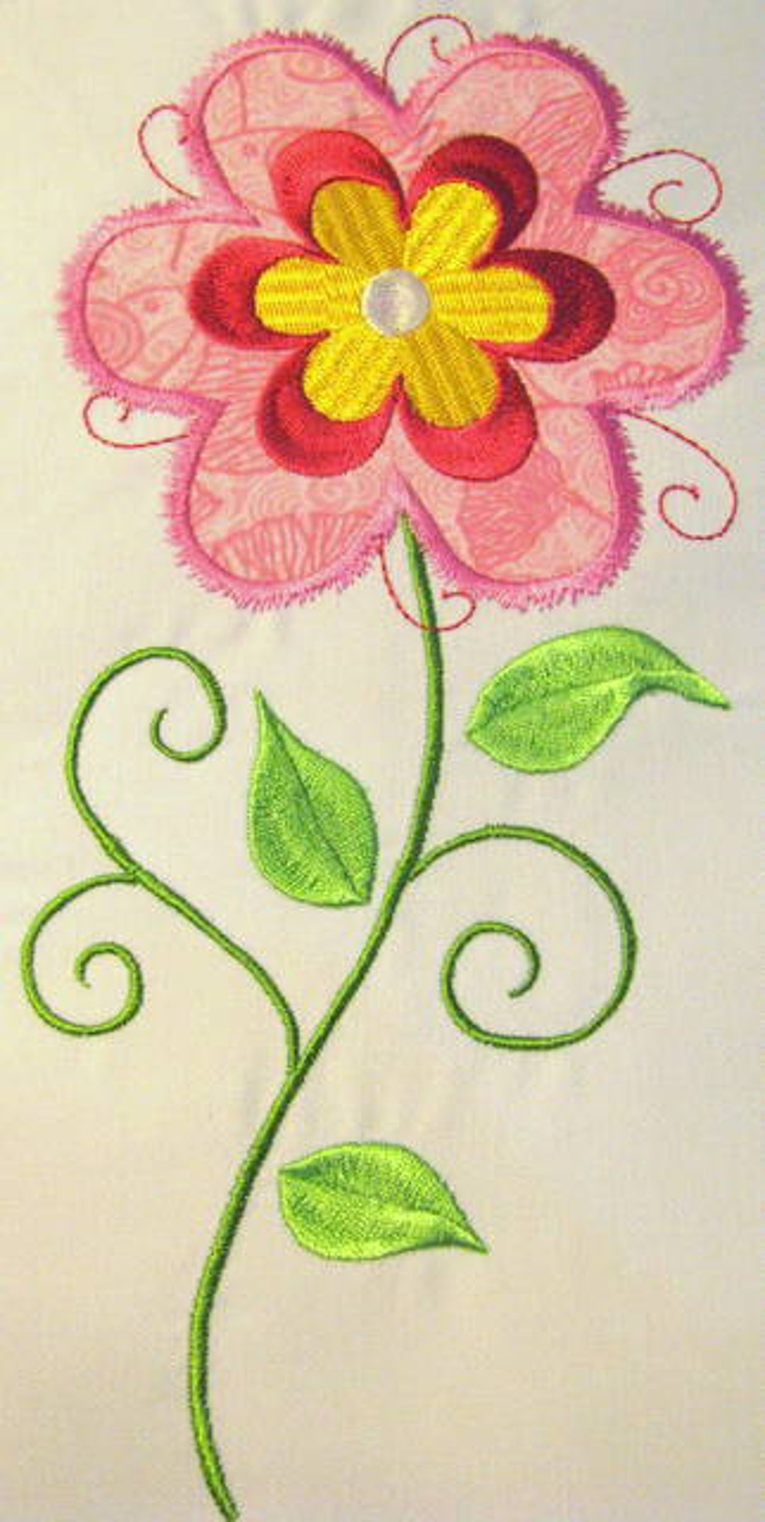 Vintage Flower 10 Machine Applique Embroidery Design - Vintage Flower ...