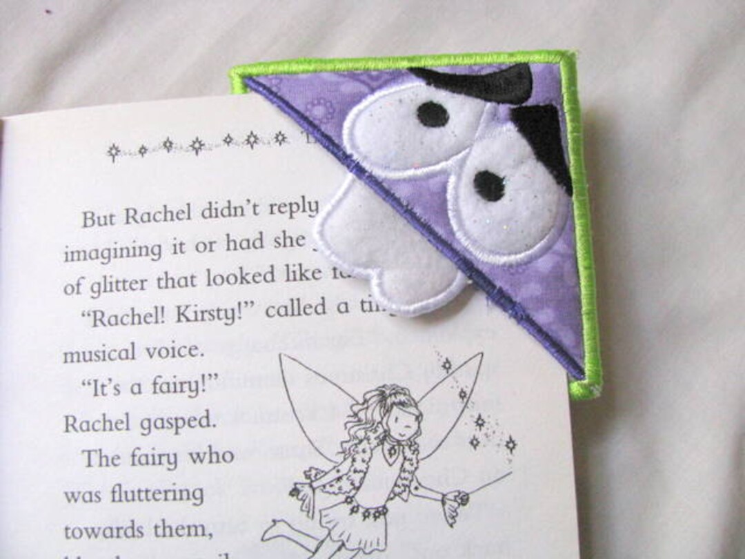 ITH Monster Corner Bookmark Machine Applique Embroidery Design ...