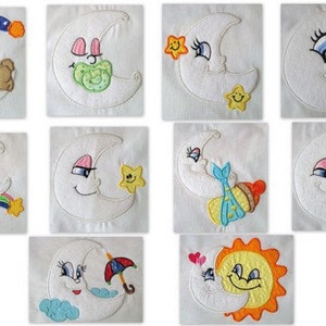 My Little Moon Machine Applique Embroidery Designs - Little Moon ...
