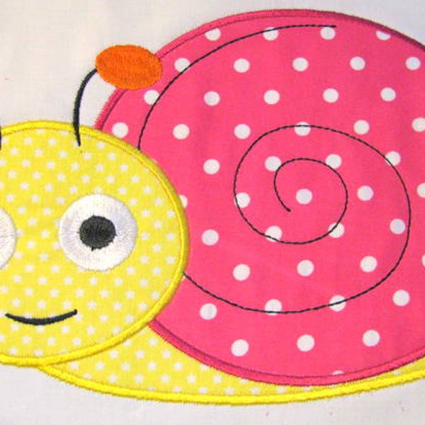 Snail Applique - Etsy