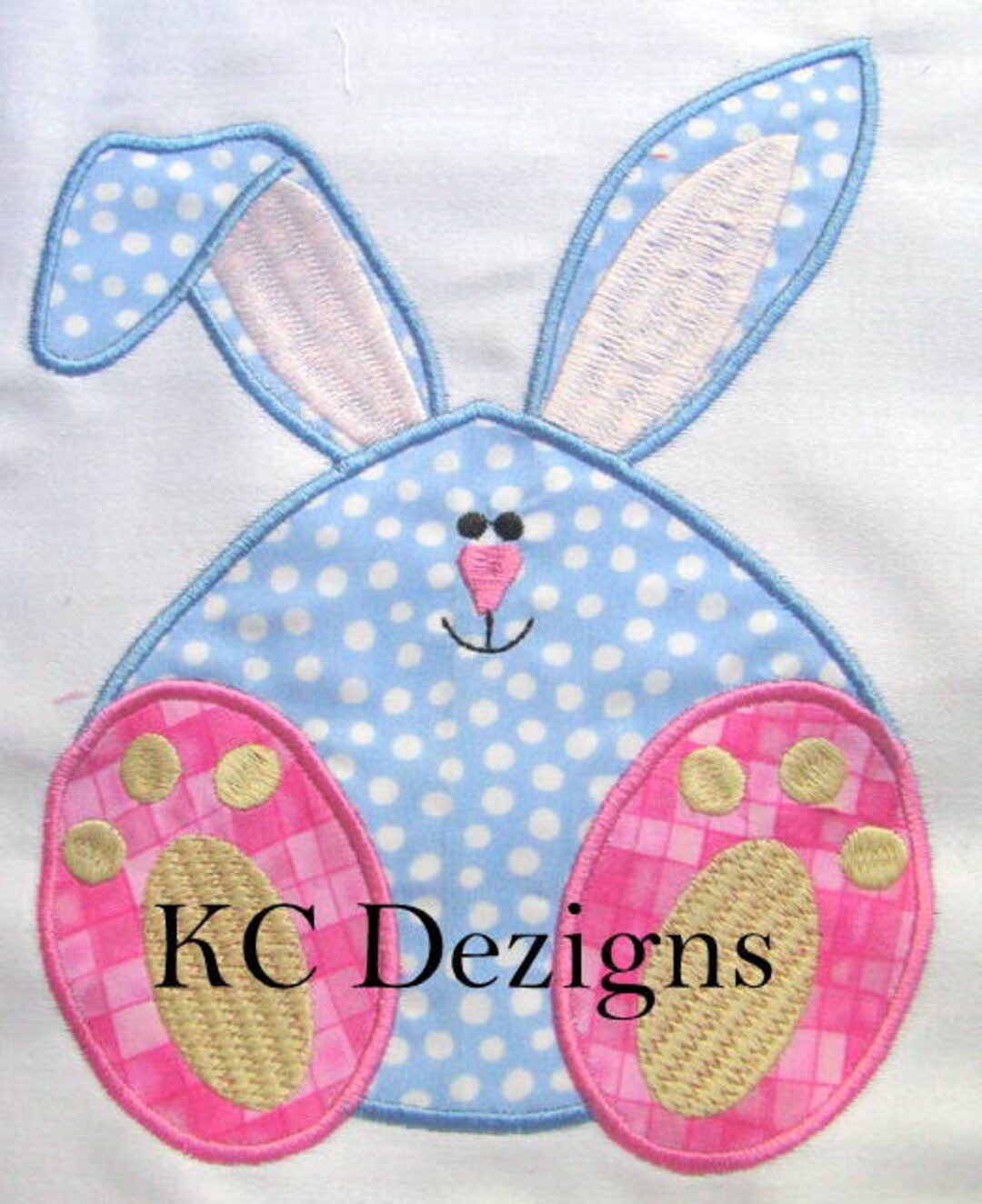 Floppy Ear Bunny Machine Applique Embroidery Design - Bunny Applique ...