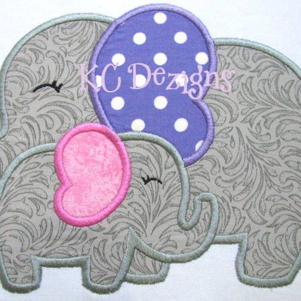 Elephant Applique - Etsy