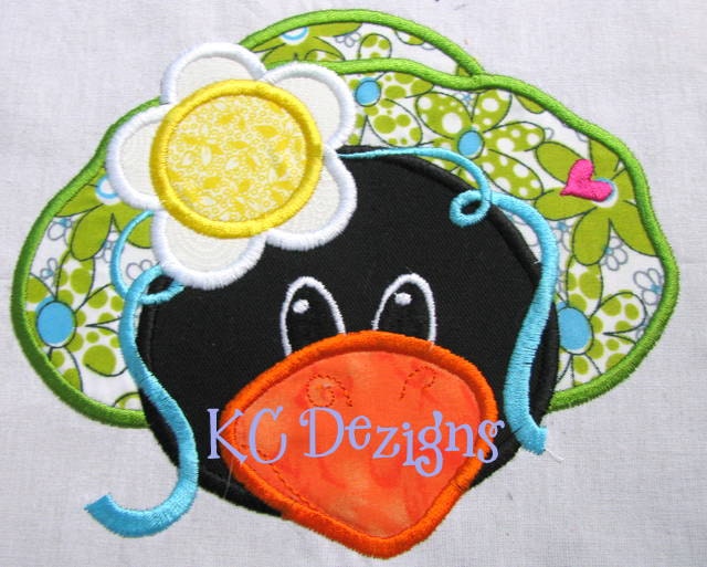 Summertime Crow With Hat Machine Applique Embroidery Design | Etsy