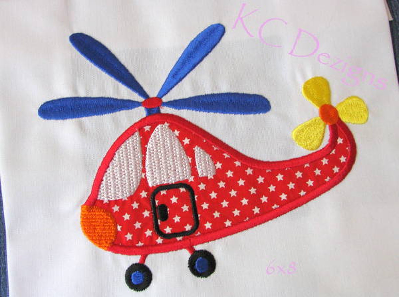 Helicopter Machine Applique Embroidery Design - Helicopter Applique ...