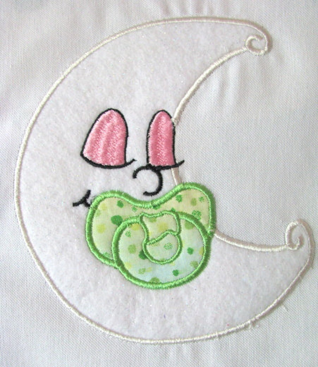 My Little Moon 06 Machine Applique Embroidery Design - Baby Moon ...