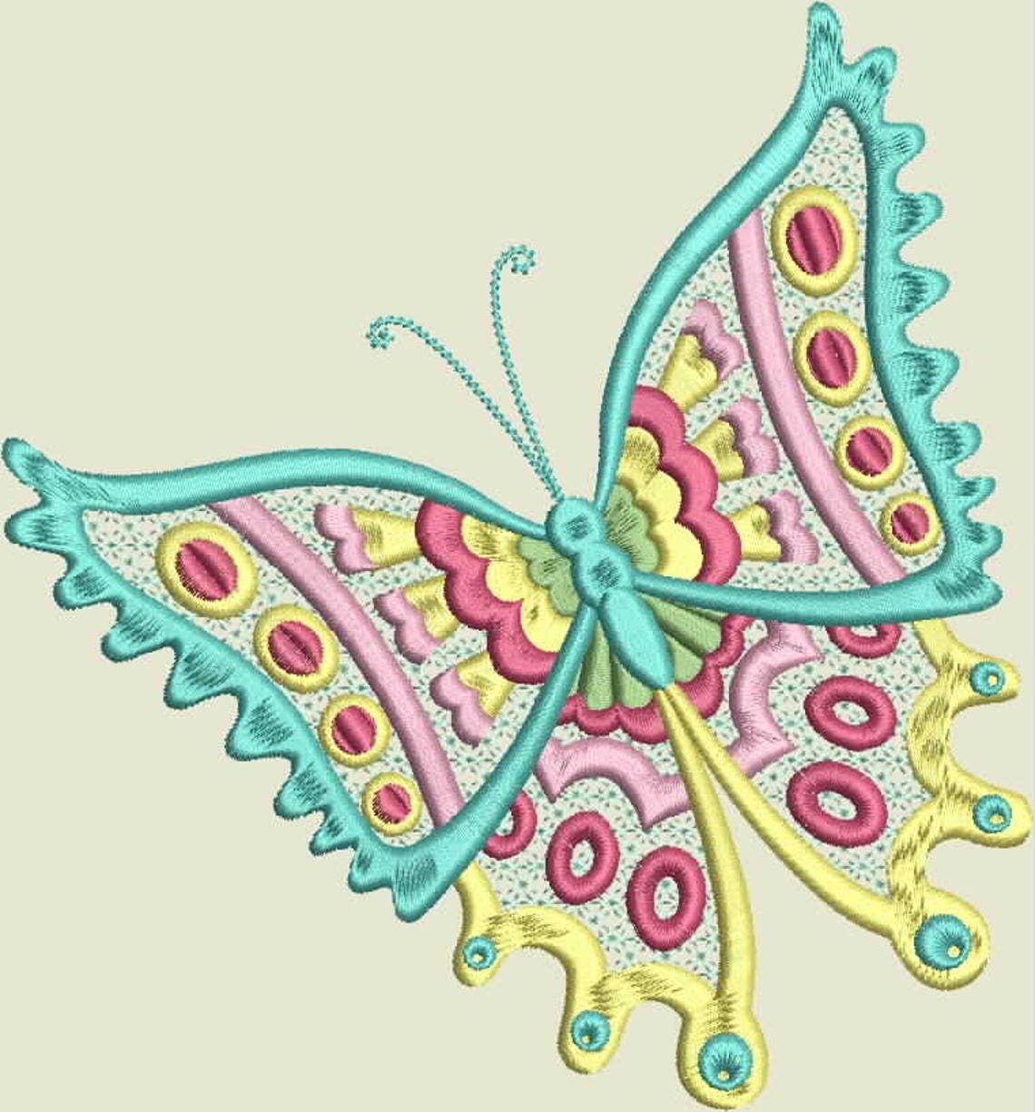 Pretty Butterflies 7 Machine Embroidery Design - Butterfly Embroidery ...