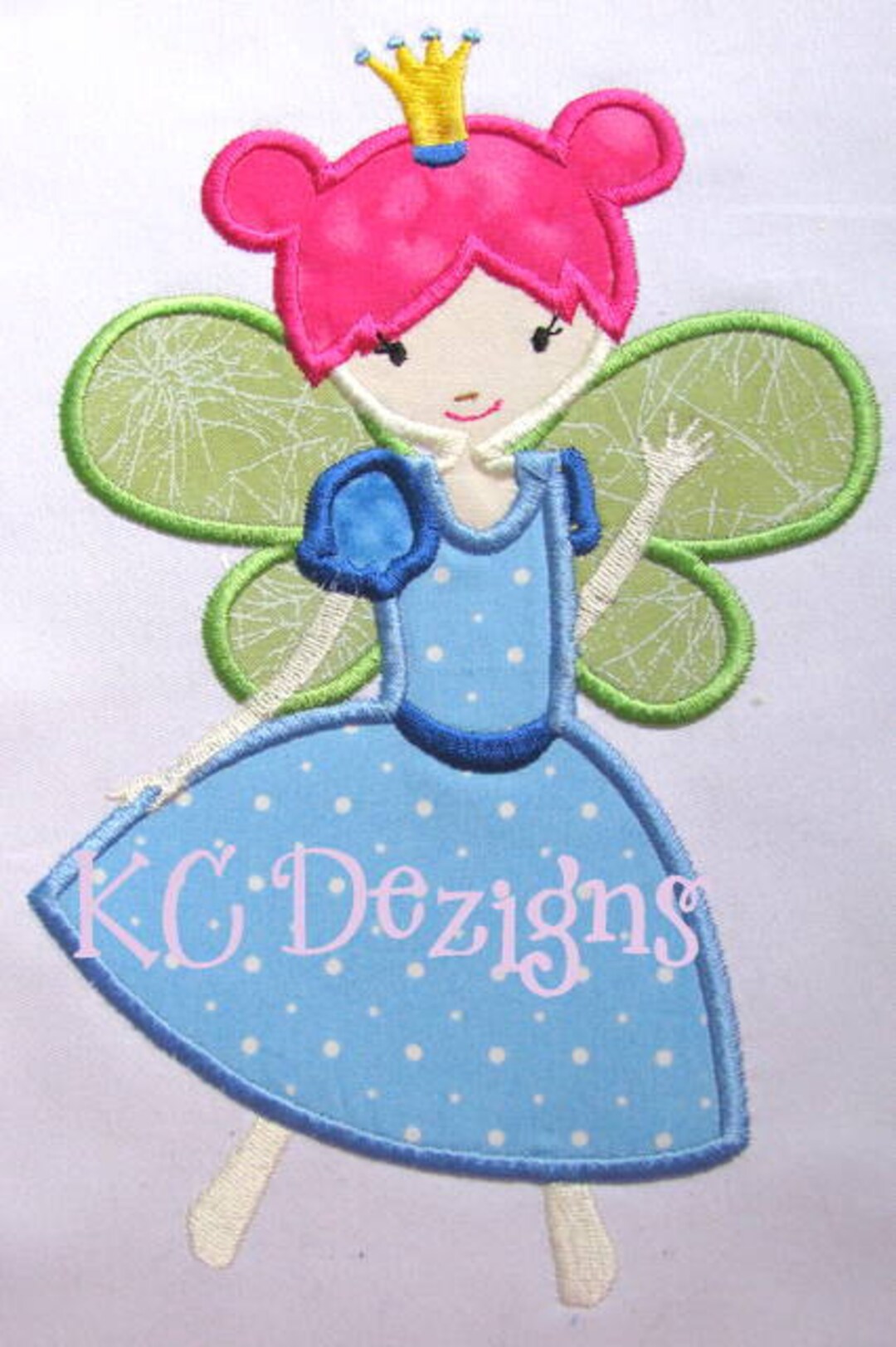 Princess Fairy 2 Machine Applique Embroidery Design - Princess Fairy ...