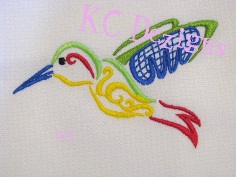 Contour Colibris 01 Machine Broderie Design Colibri Broderie - Etsy France