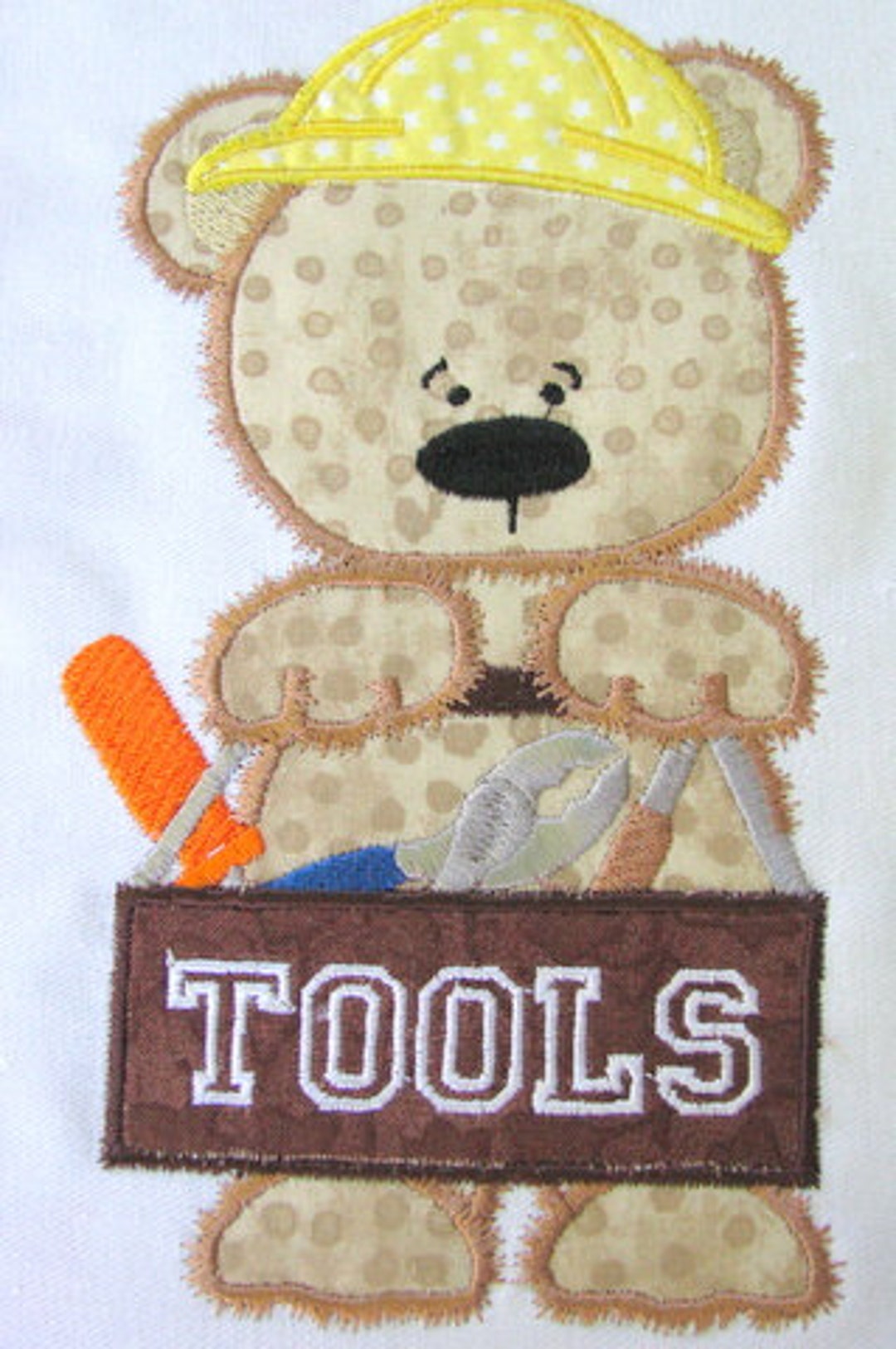 Boy Toy Bear 04 Machine Applique Embroidery Design - Bear Applique ...