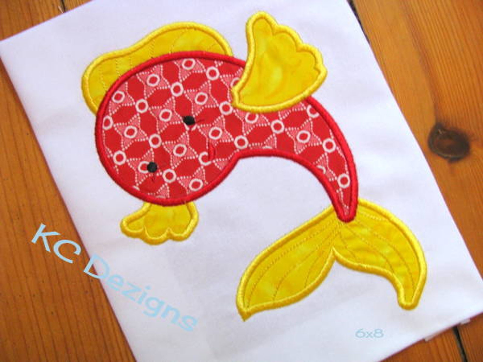 Cute Fish 02 Machine Applique Embroidery Design - Fish Applique Design ...