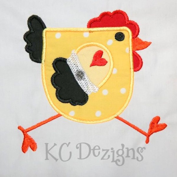 Chicken Applique - Etsy