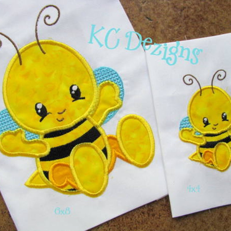 Bee Applique - Etsy
