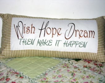 Framed HOPE Embroidery Design for Computerized Machine - Etsy