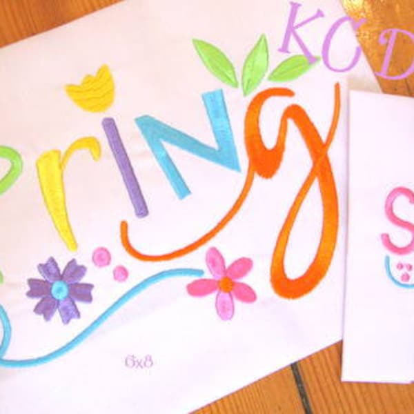 Spring Word Art - Etsy