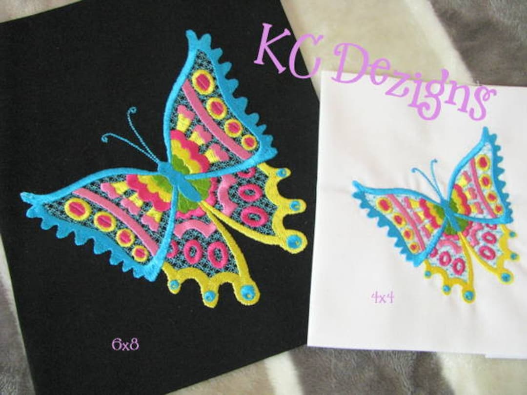 Pretty Butterflies 7 Machine Embroidery Design - Butterfly Embroidery ...