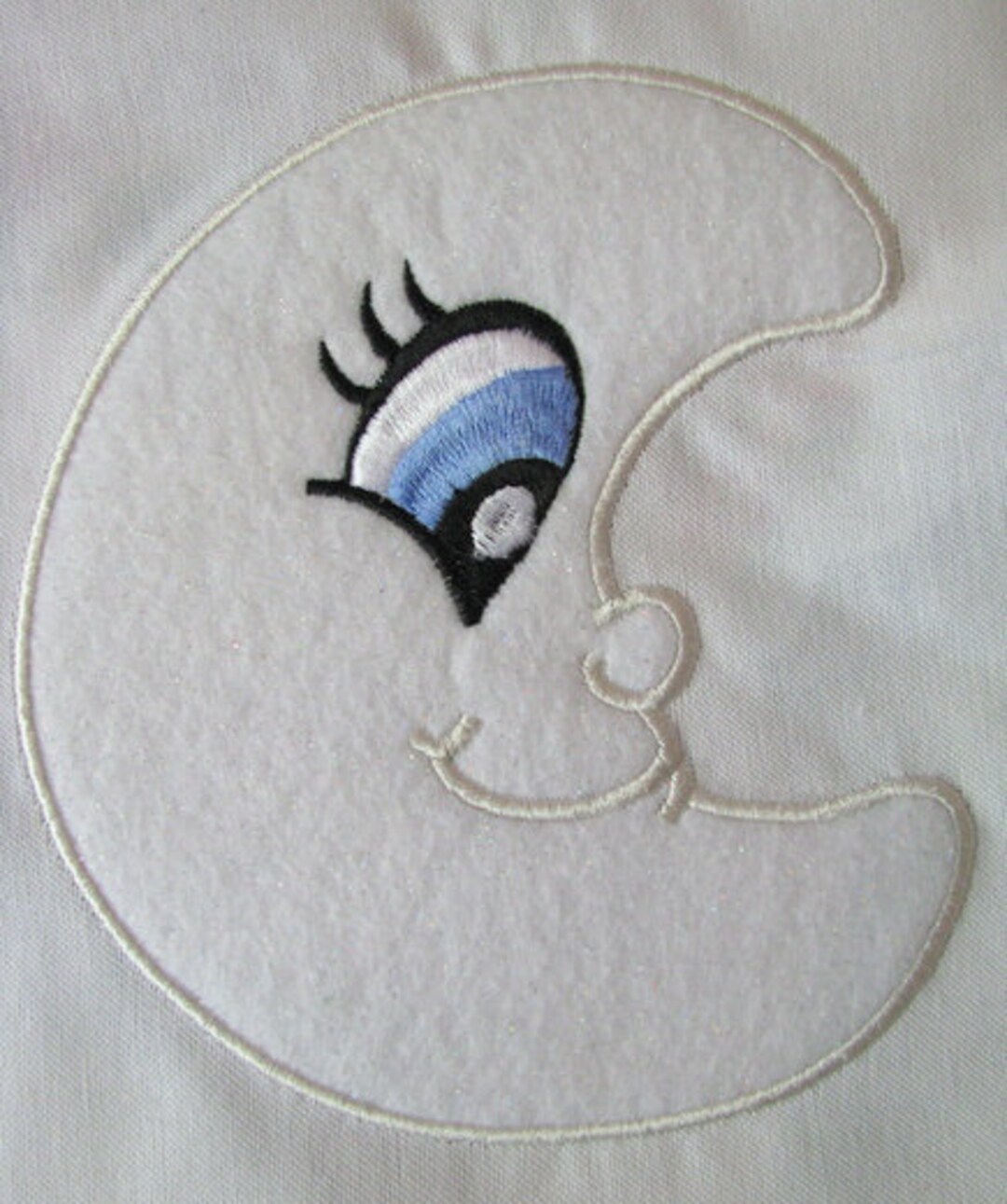 My Little Moon 01 Machine Applique Embroidery Design - Little Moon ...