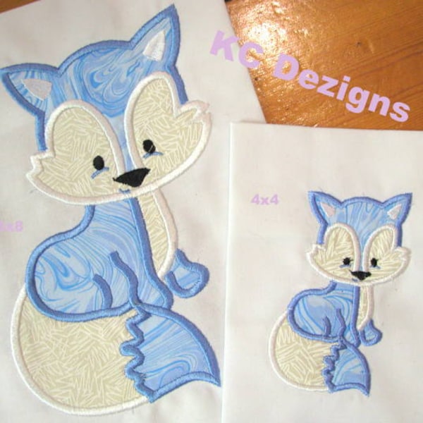 Fox Applique - Etsy