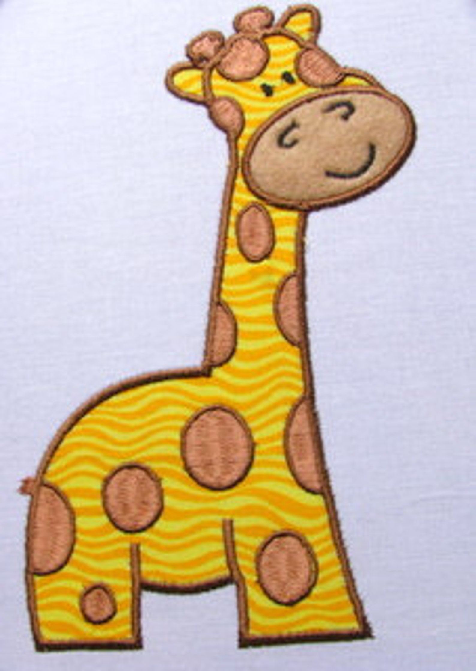 Baby Giraffe Machine Embroidery Applique Design - Baby Giraffe Applique ...