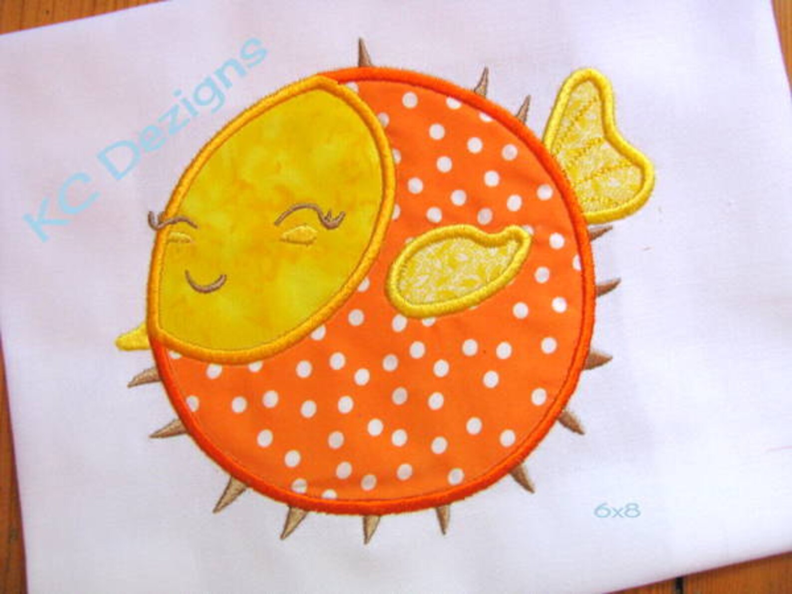 Cute Fish 04 Machine Applique Embroidery Design - Fish Applique Design ...