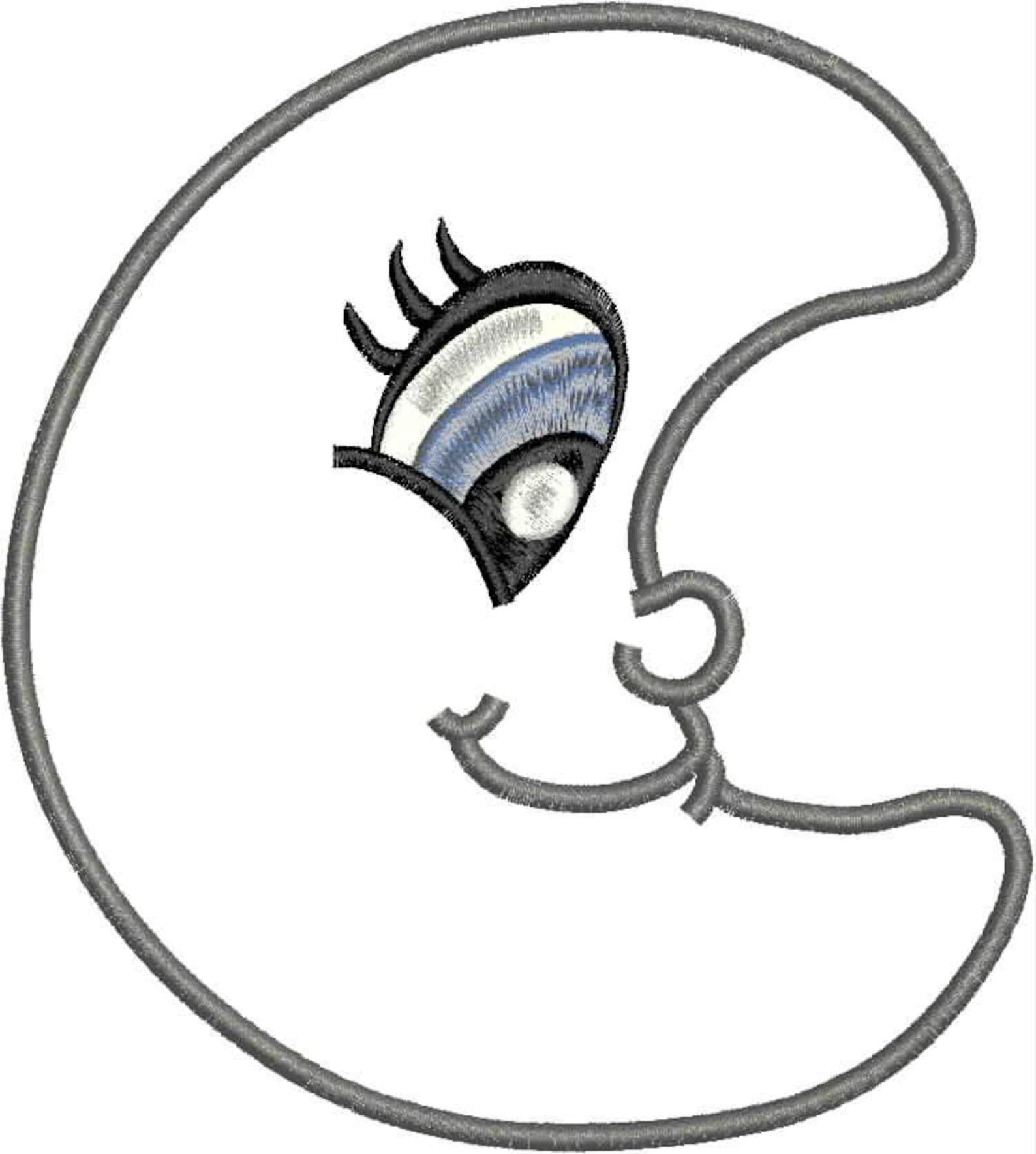 My Little Moon Machine Applique Embroidery Designs - Little Moon ...