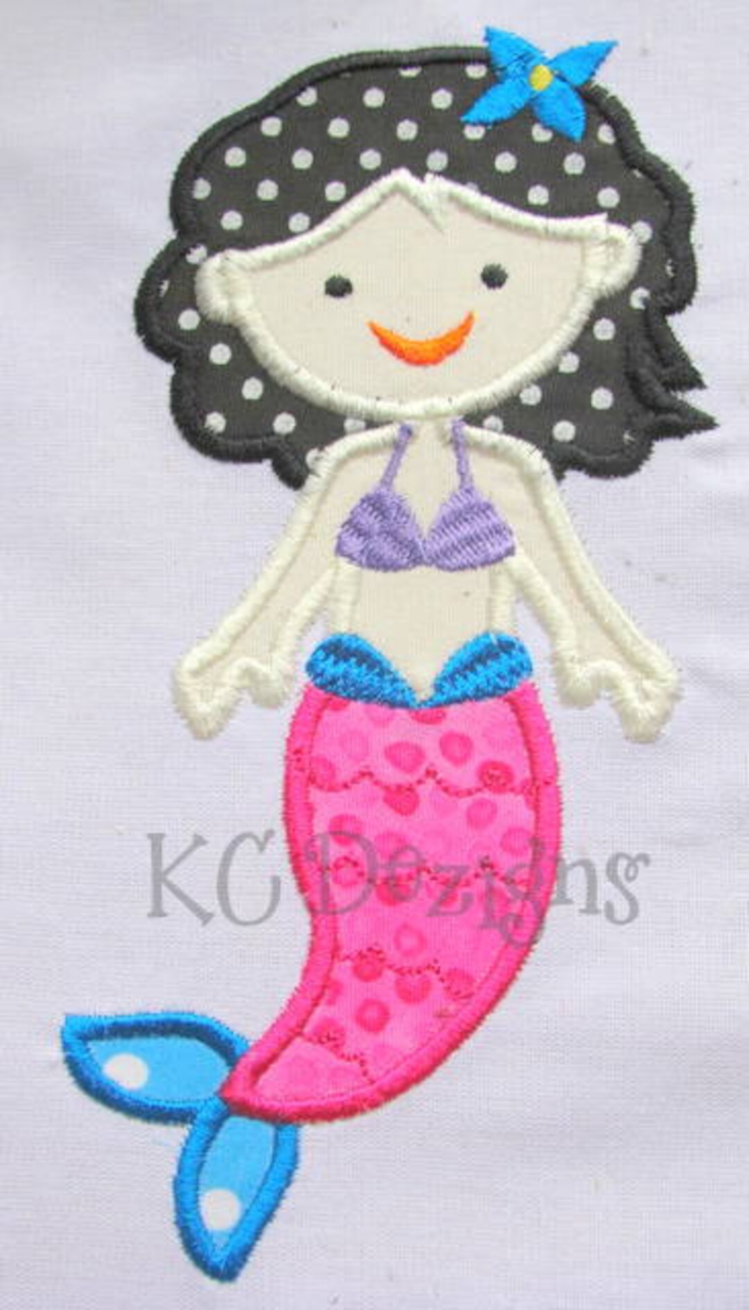 Mystical Mermaid 03 Machine Embroidery Applique Design - Mermaid ...