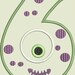 Silly Monster Number 6 Machine Applique Embroidery Design - Silly ...