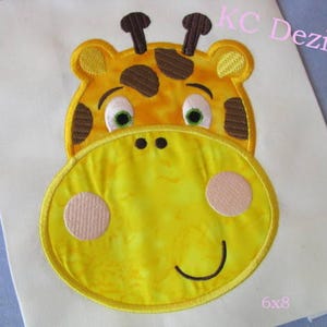 Zoo Animal Faces Machine Applique Embroidery Design - Tiger Face ...