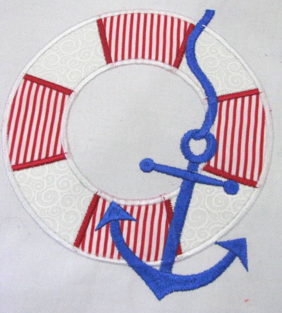Life Bouy Machine Applique Embroidery Design - Life Bouy Applique ...