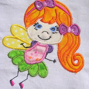 Fairy 01 Machine Applique Embroidery Design - Fairy Applique Design ...