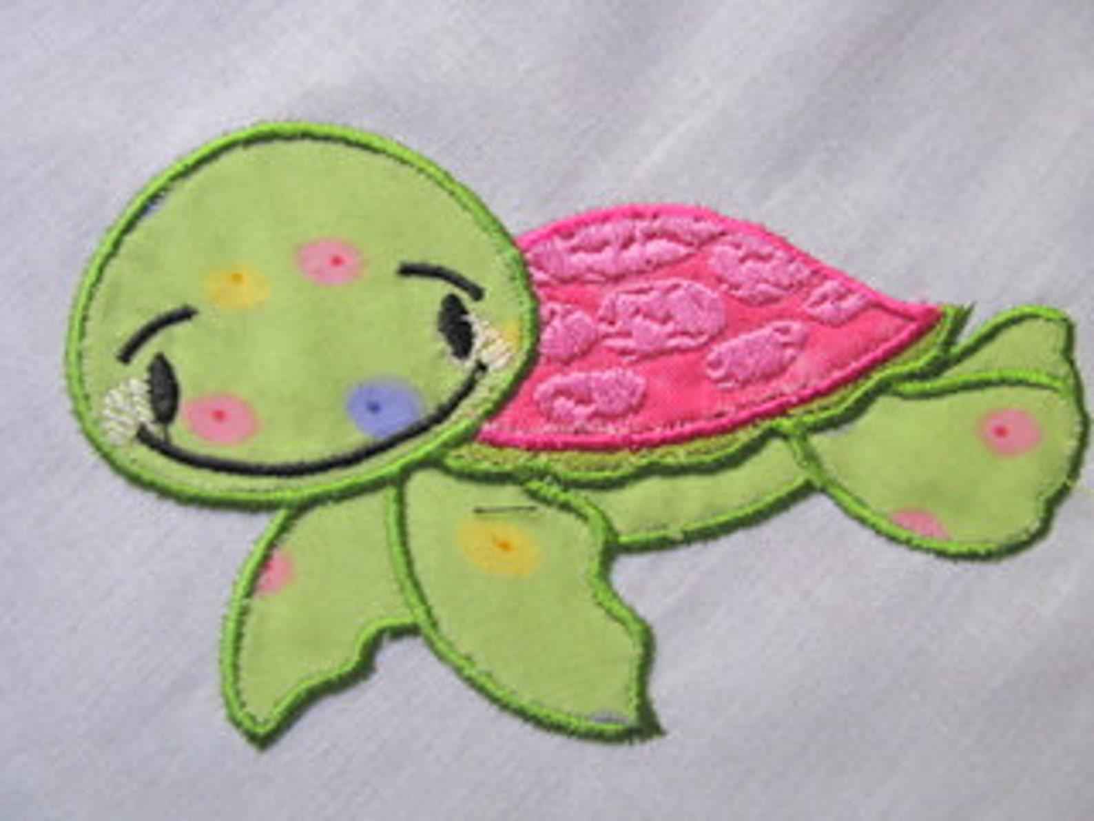 Baby Sea Turtle Machine Applique Embroidery Design - Sea Turtle ...