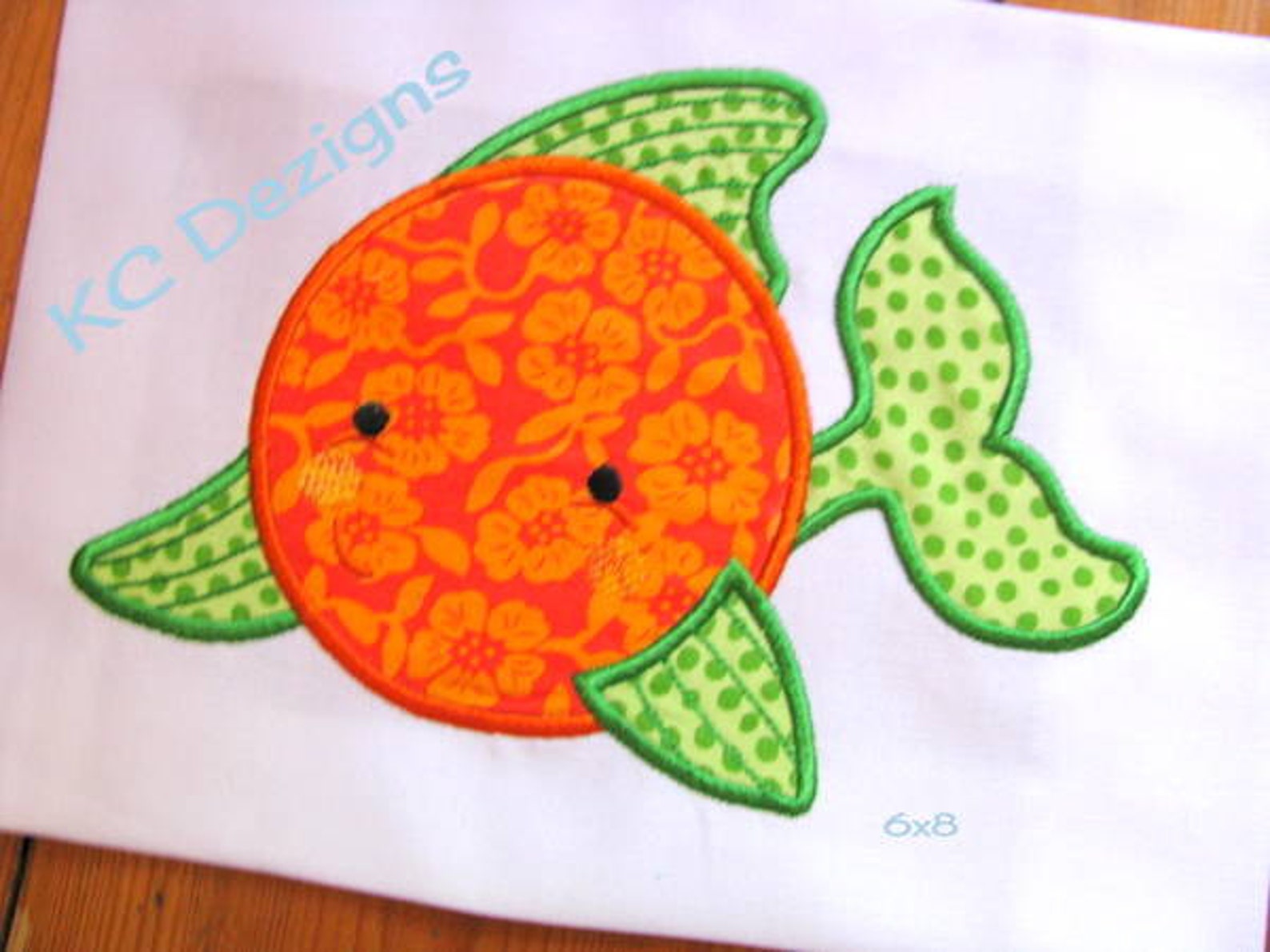 Cute Fish 01 Machine Applique Embroidery Design - Fish Applique Design ...