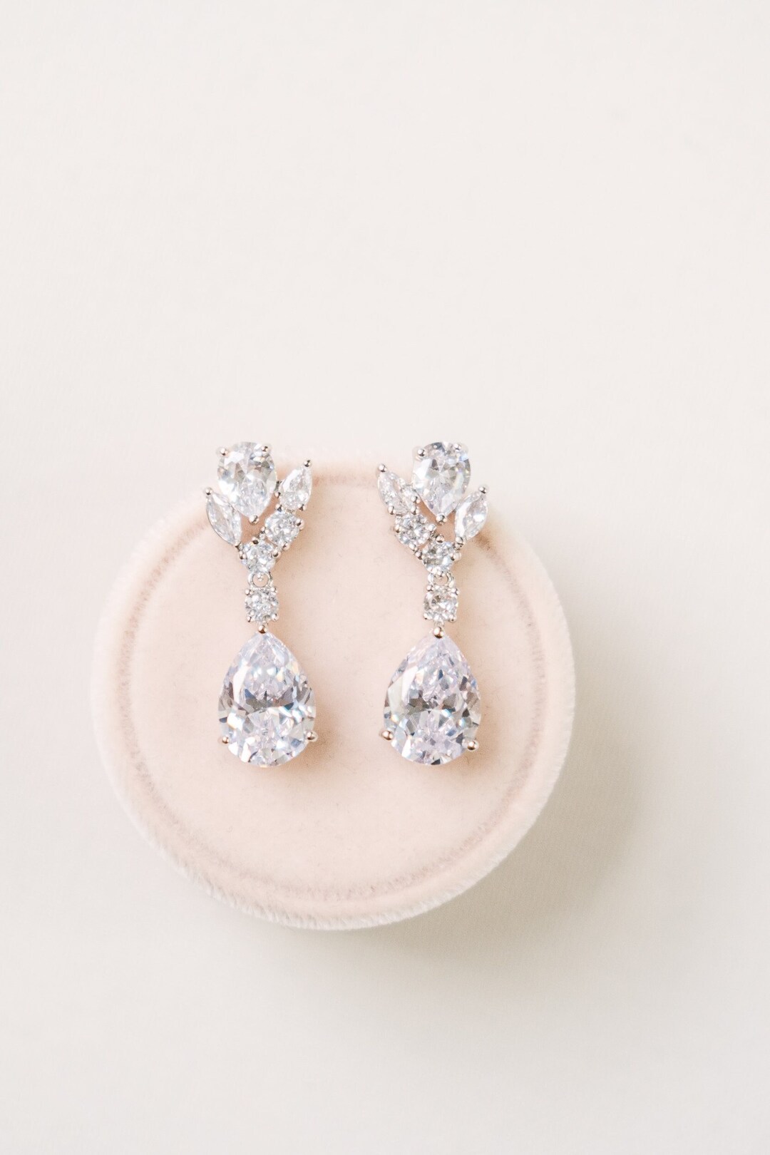 CAPRI // Bridal Earrings Drop, Statement Wedding Earrings for Brides ...