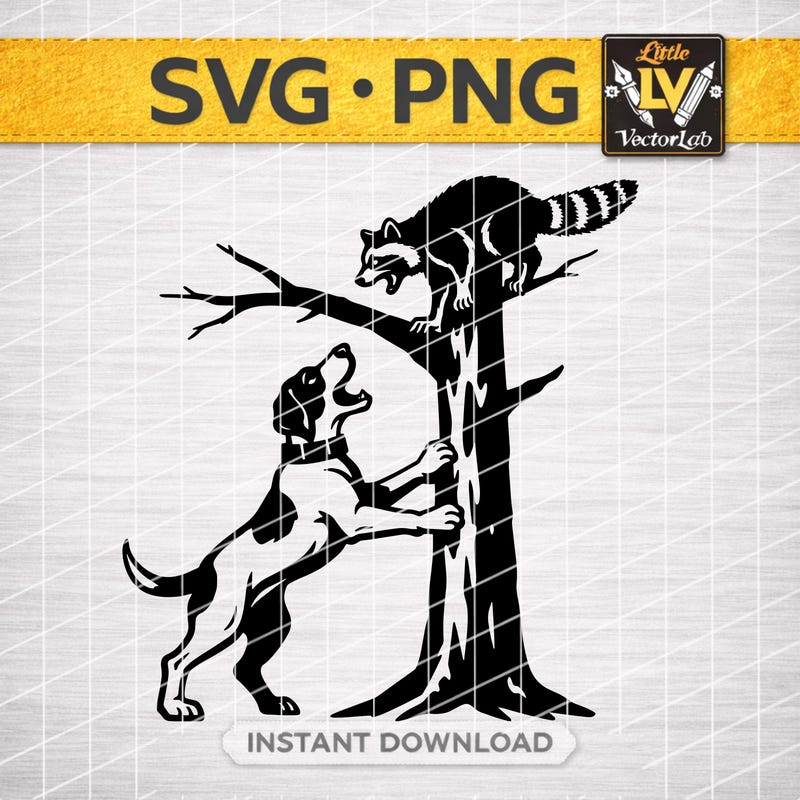 Coon Hunting Svg - Etsy