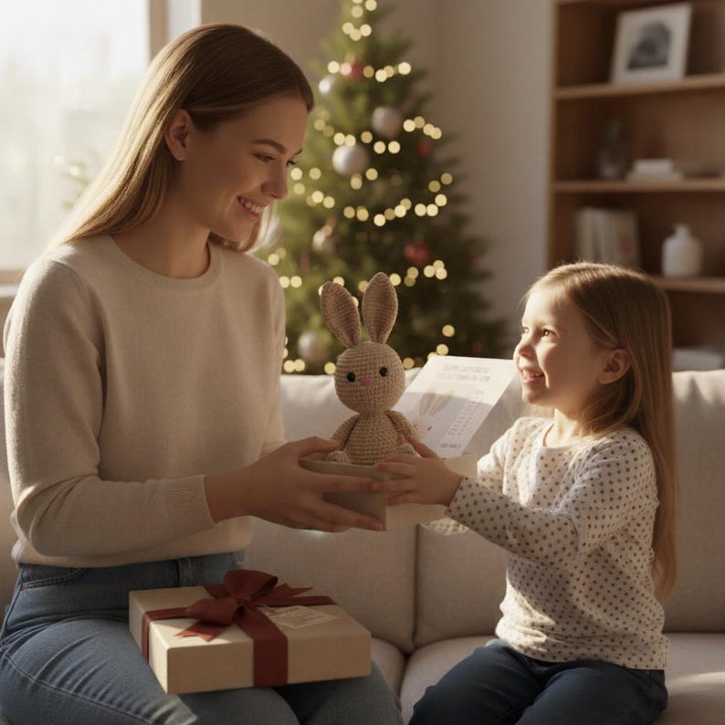 Easy Crochet Bunny Amigurumi Pattern, Cute Crochet Bunny Toy Pattern ...