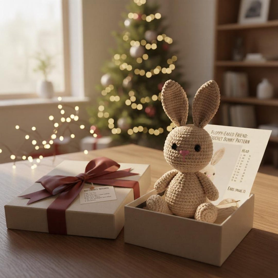 Easy Crochet Bunny Amigurumi Pattern, Cute Crochet Bunny Toy Pattern ...