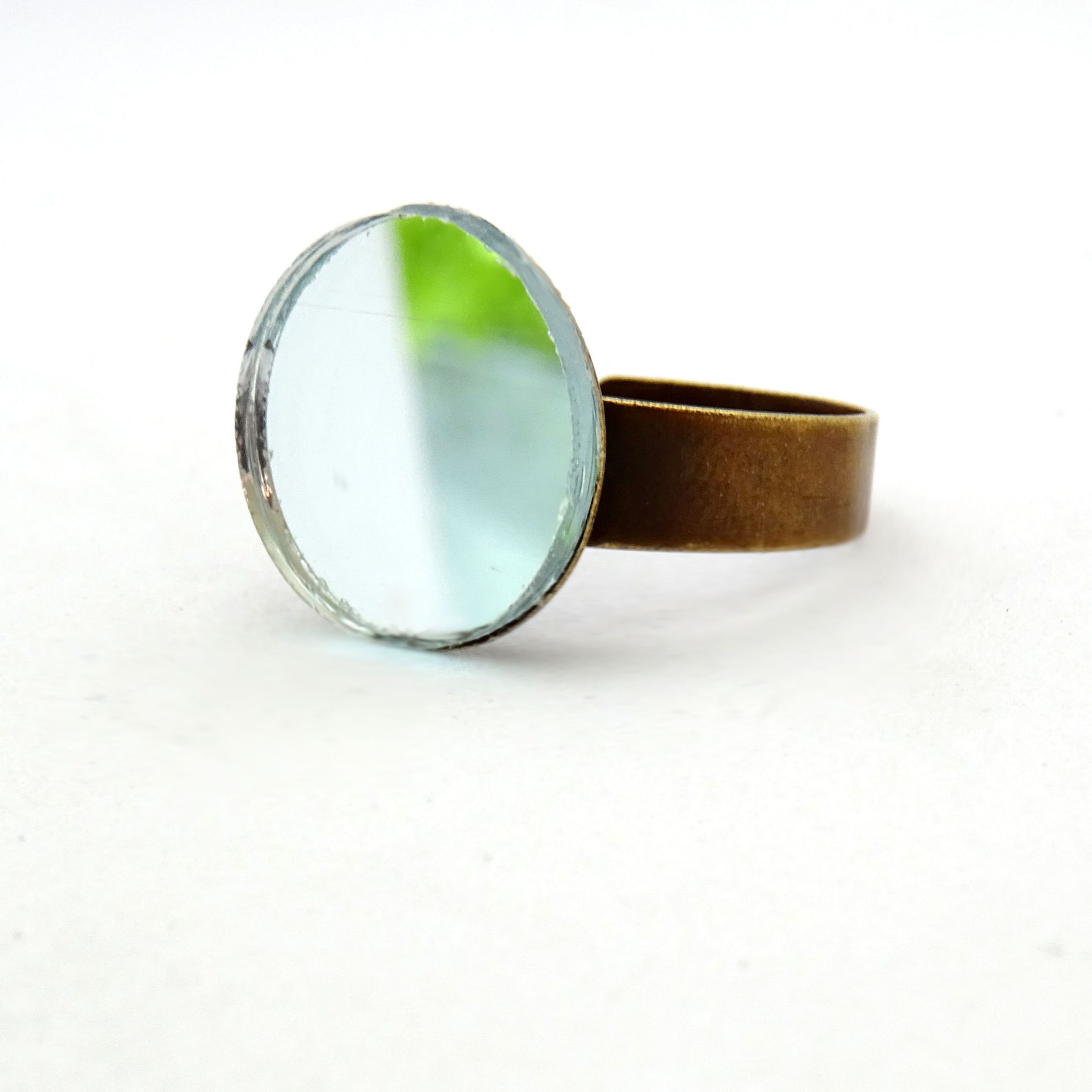 Mirror Ring - Etsy