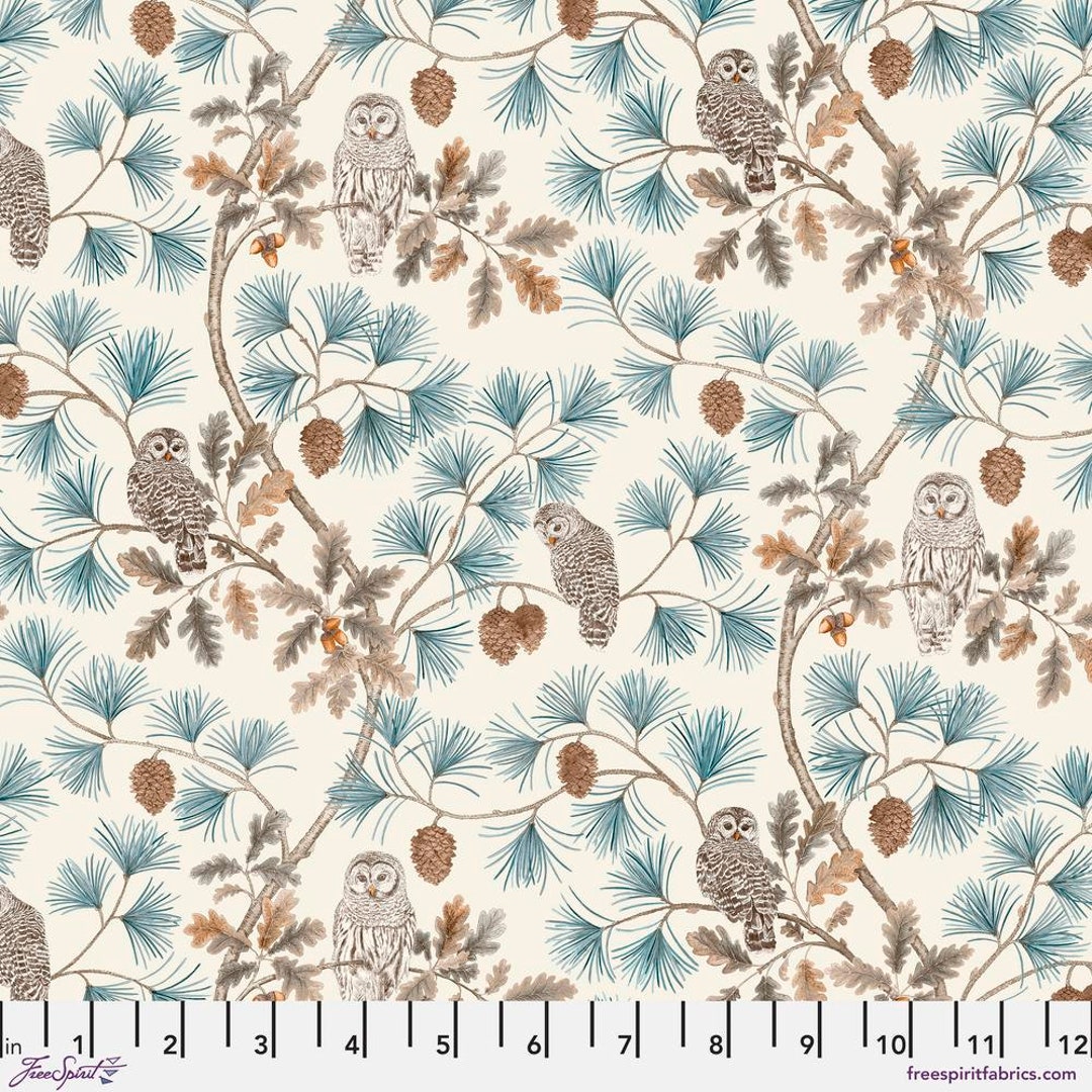 Owlswick - Linen - Woodland Blooms - Sanderson - Freespirit - Pwsa039 ...