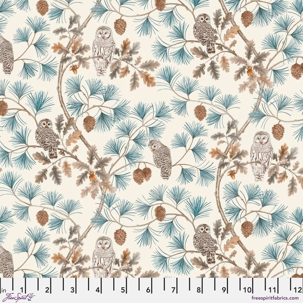 Owlswick - Linen - Woodland Blooms - Sanderson - Freespirit - Pwsa039 ...